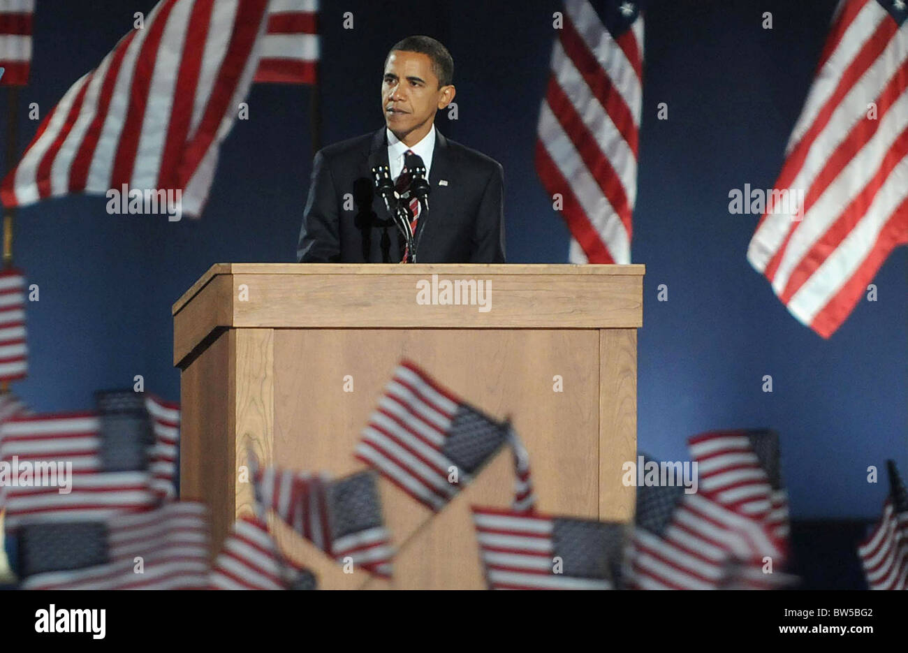 Barack Obama U.S. Presidential Election Victory Speech and Celebration ...
