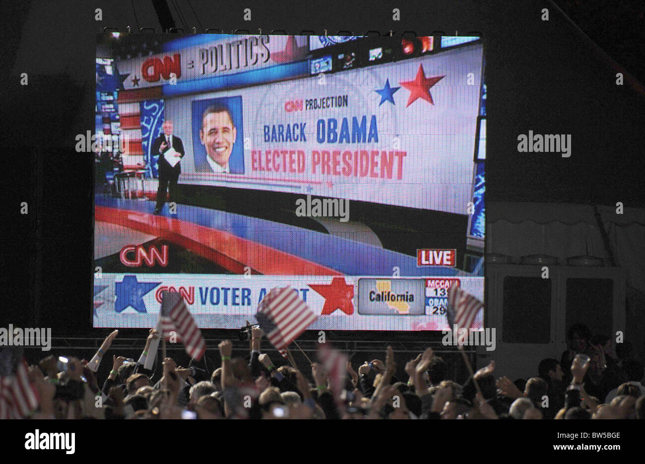 Barack Obama U.S. Presidential Election Victory Speech and Celebration ...
