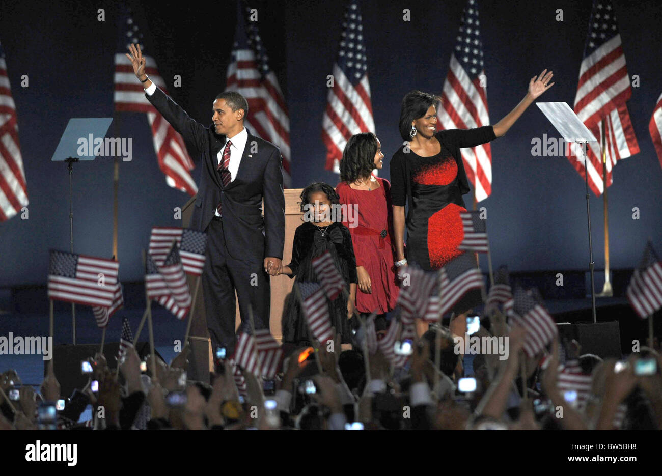 Barack and michelle obama 2008 hi-res stock photography and images - Alamy