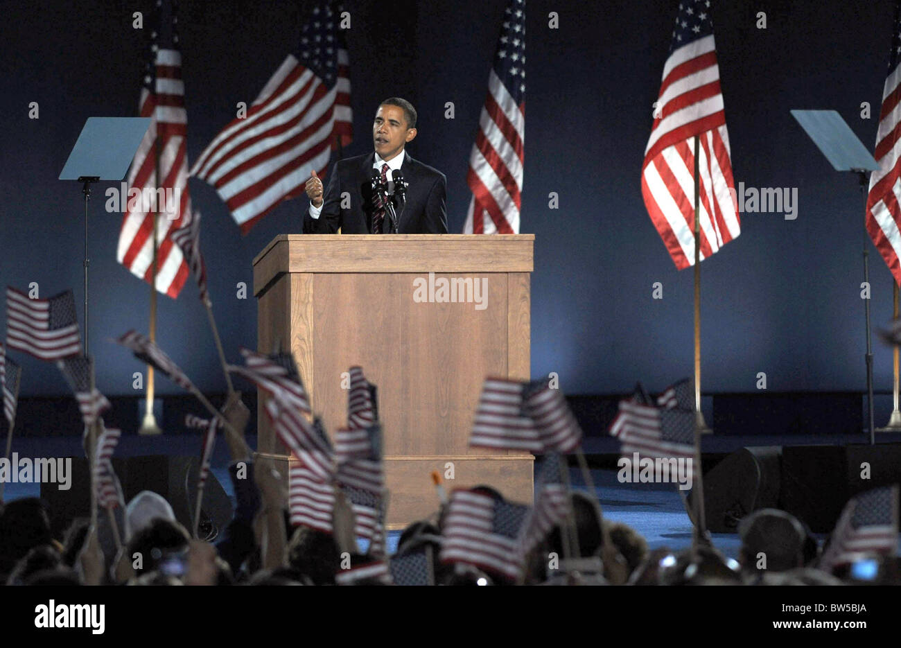 Barack Obama U.S. Presidential Election Victory Speech and Celebration ...