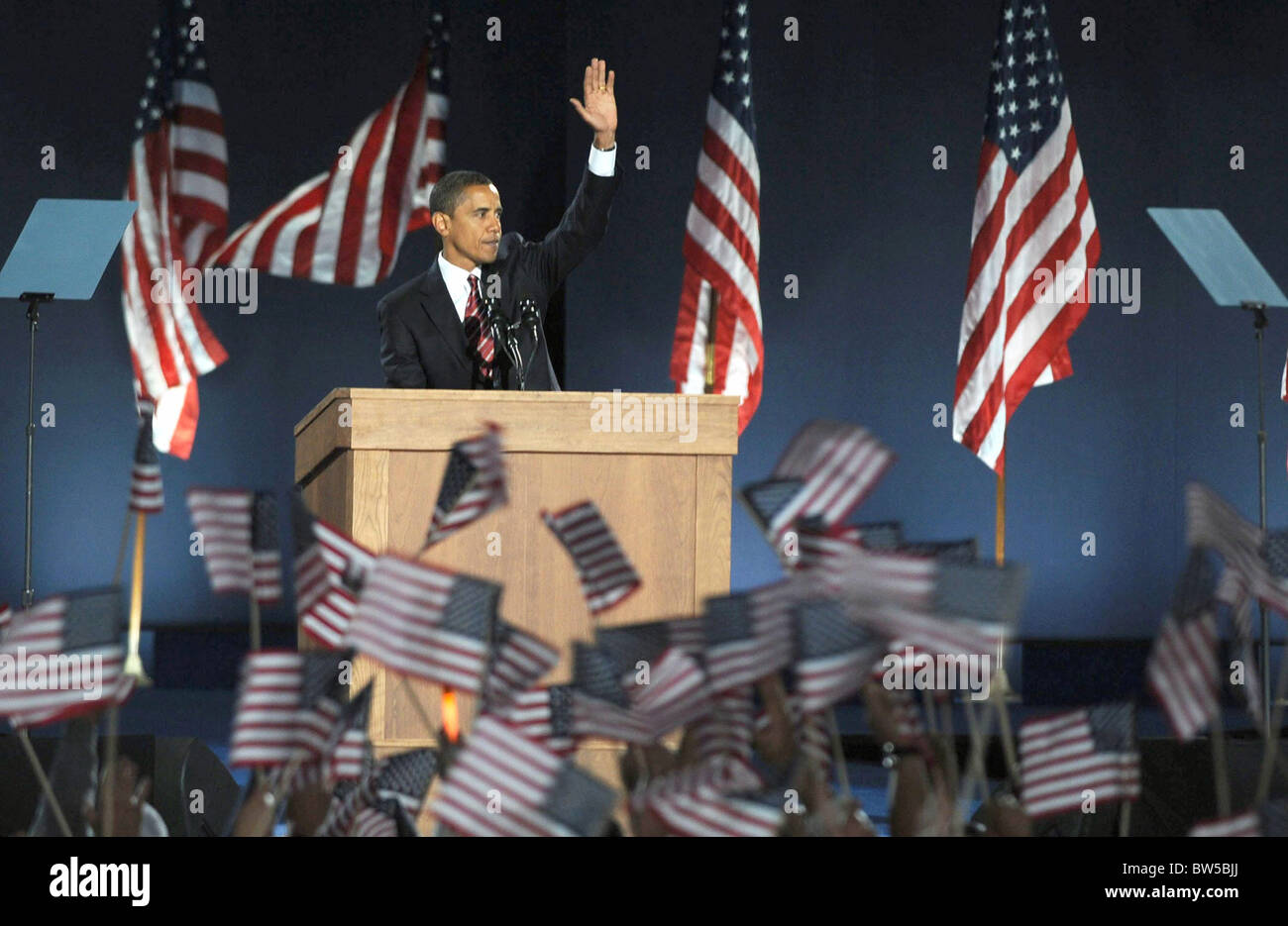 Barack Obama U.S. Presidential Election Victory Speech and Celebration ...