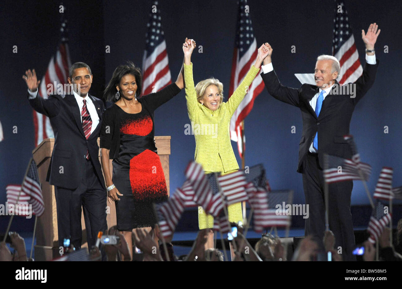Barack and michelle obama 2008 hi-res stock photography and images - Alamy