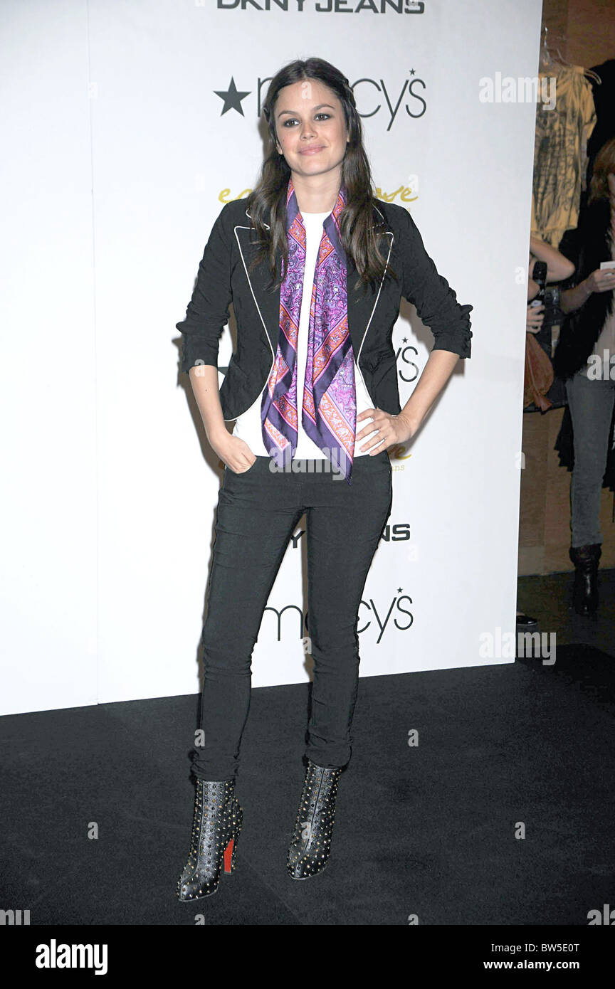 Rachel Bilson Launches Edie Rose Collection For DKNY Jeans Stock Photo ...