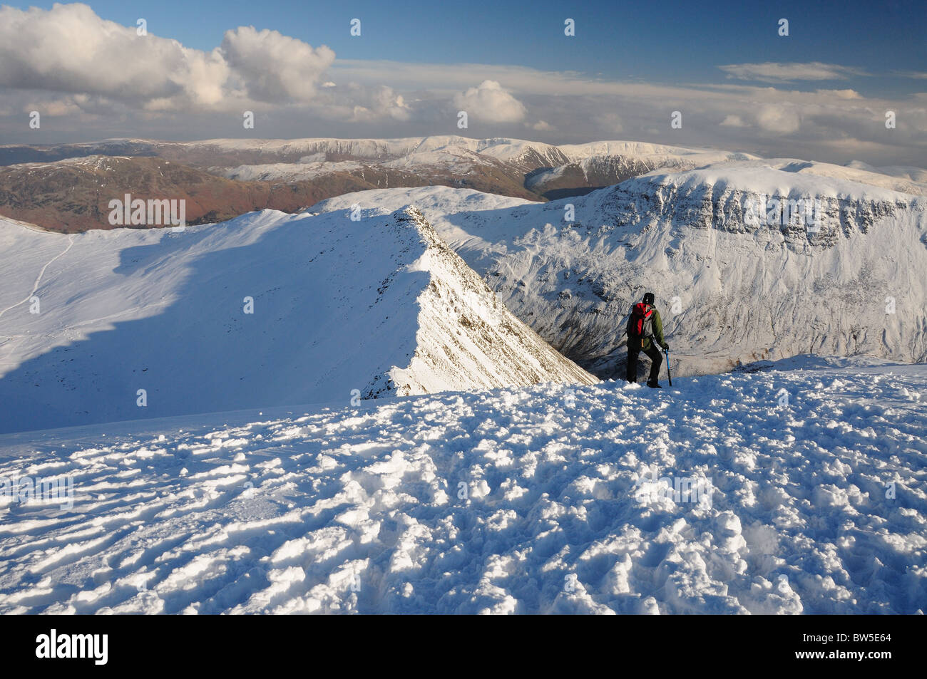 Striding edge helvellyn hi-res stock photography and images - Alamy
