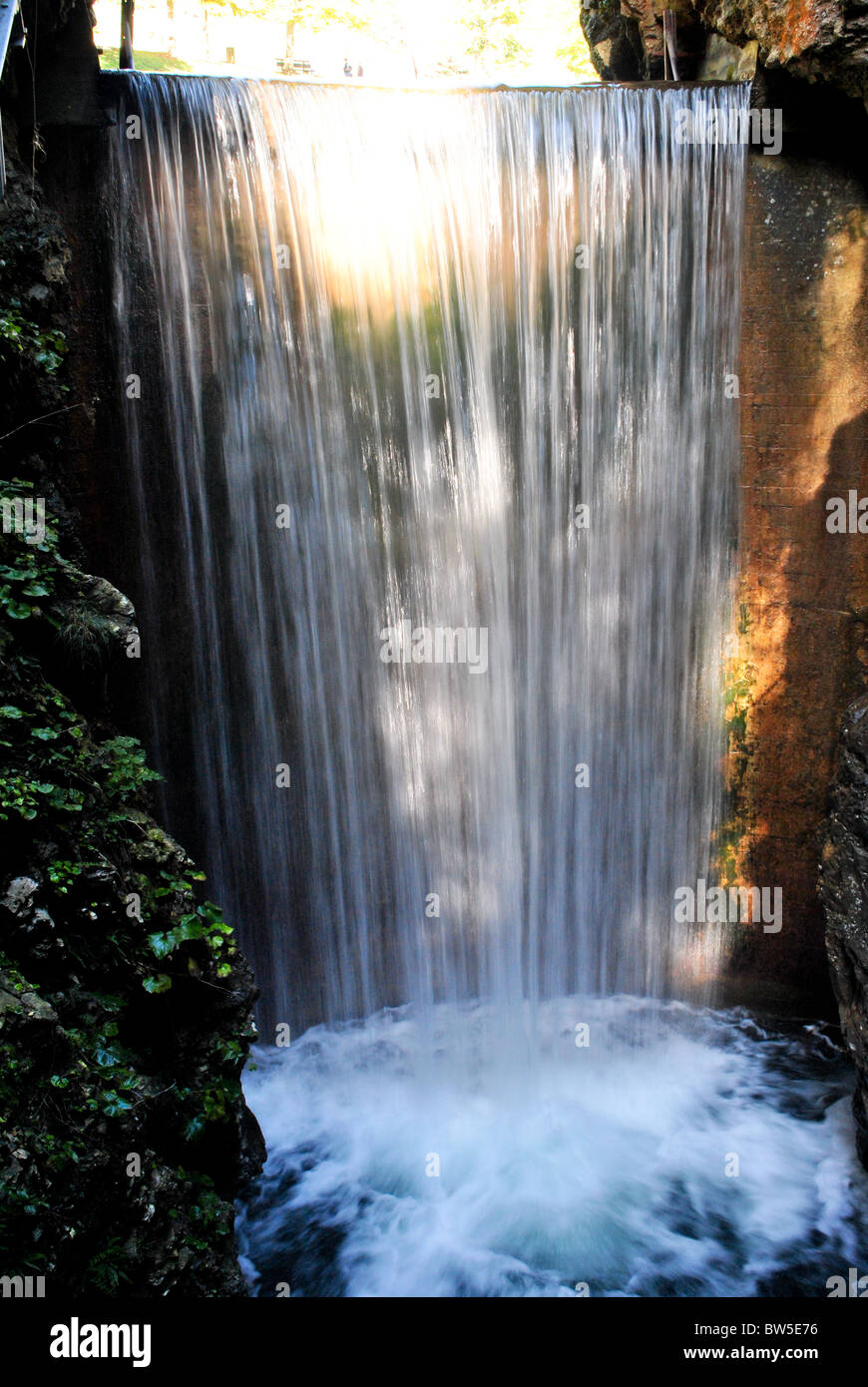 freshwater stream with small waterfall Stock Photo - Alamy