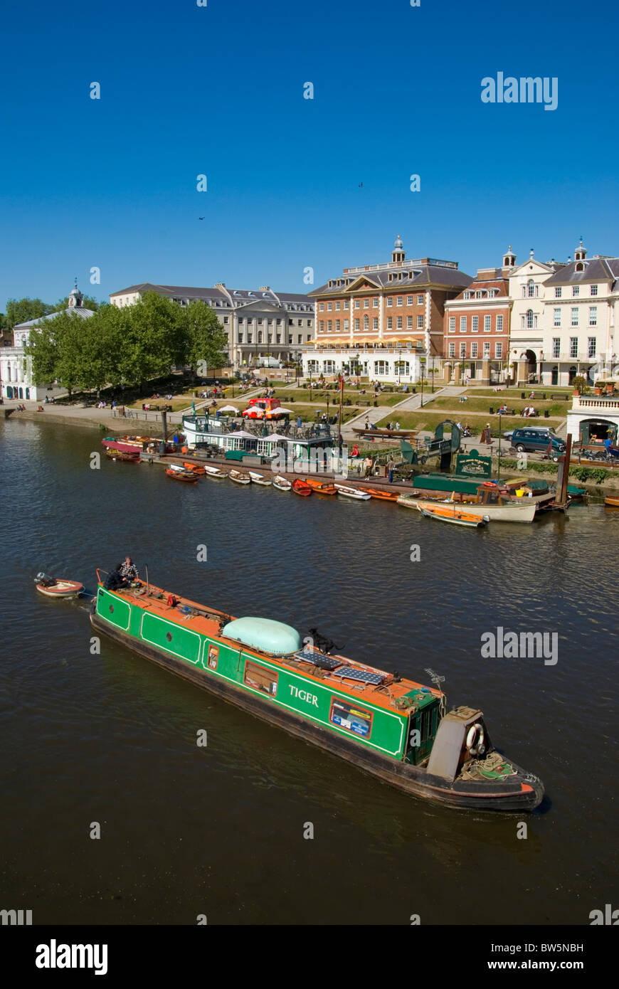 London, Richmond Upon Thames Riverfront Stock Photo - Alamy