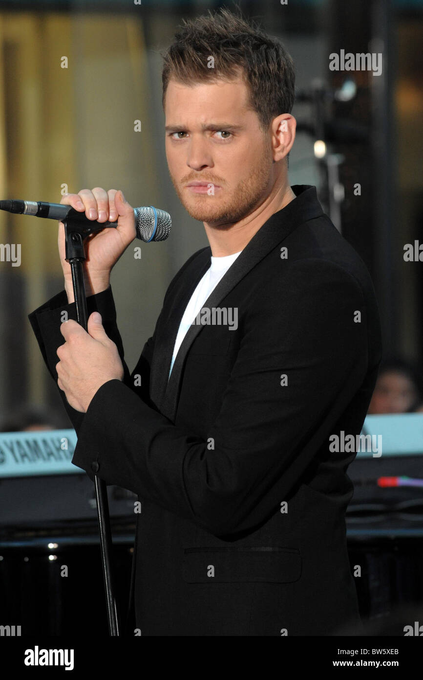 NBC Today Show Concert with Michael Buble Stock Photo - Alamy
