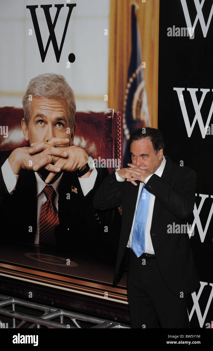 New York Premiere of Oliver Stone's W Stock Photo - Alamy