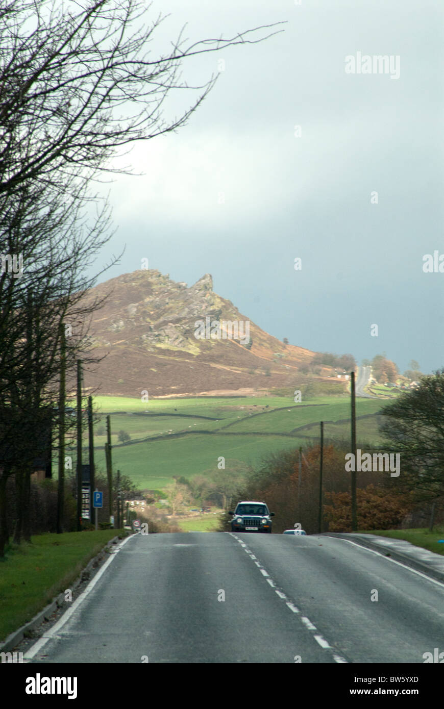 A53 Peak District Road Stock Photo - Alamy