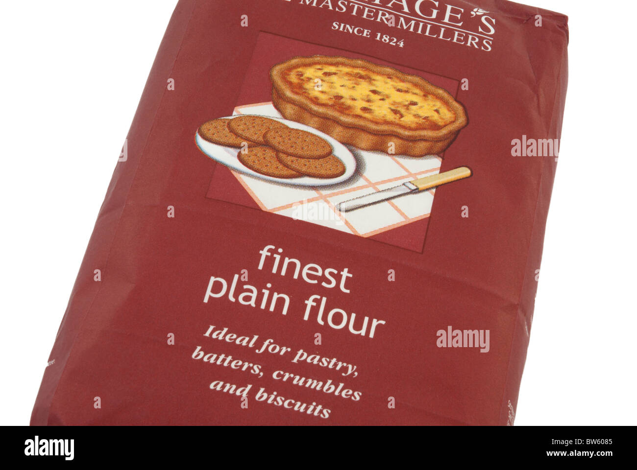 Plain Flour Bag Stock Photo - Alamy