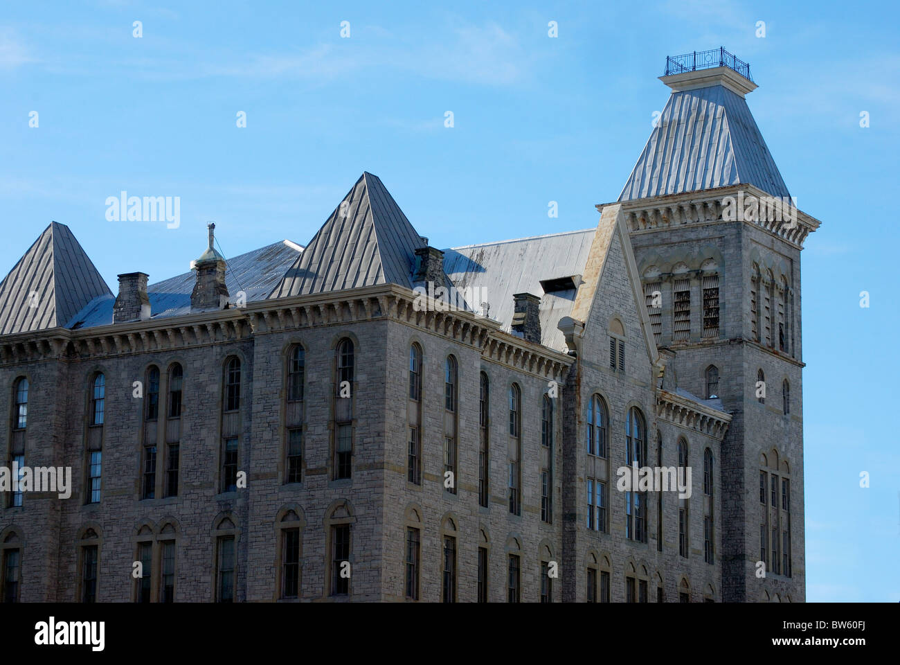 Roof line of old City Hall Building in Rochester, NY Stock Photo - Alamy