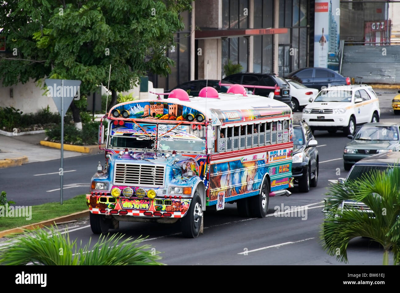 Colorful bus hi-res stock photography and images - Alamy