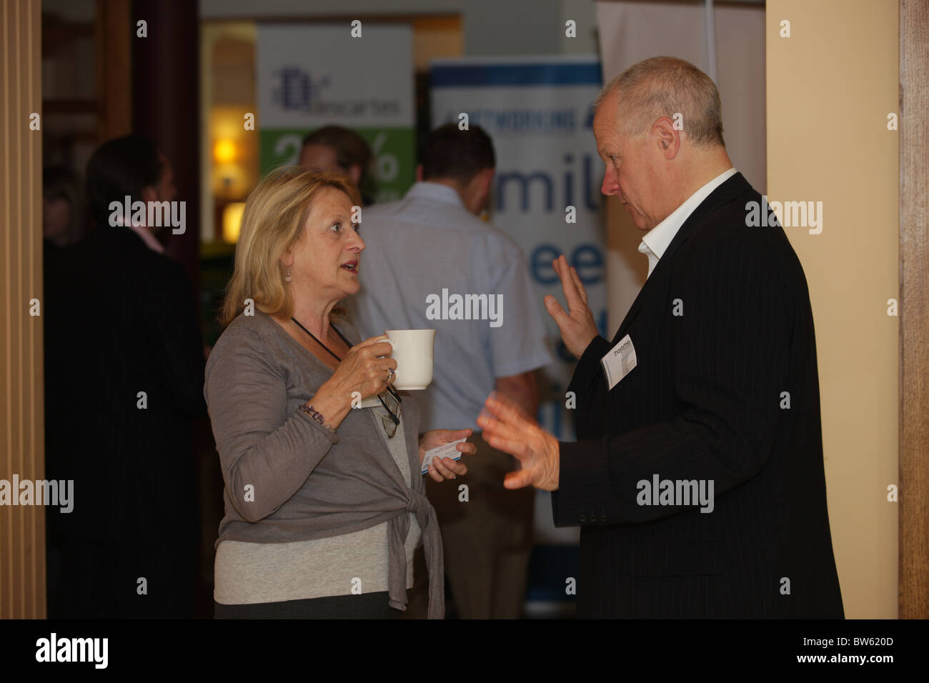 4Networking founder Brad Burton speaking at a new 4Networking group ...