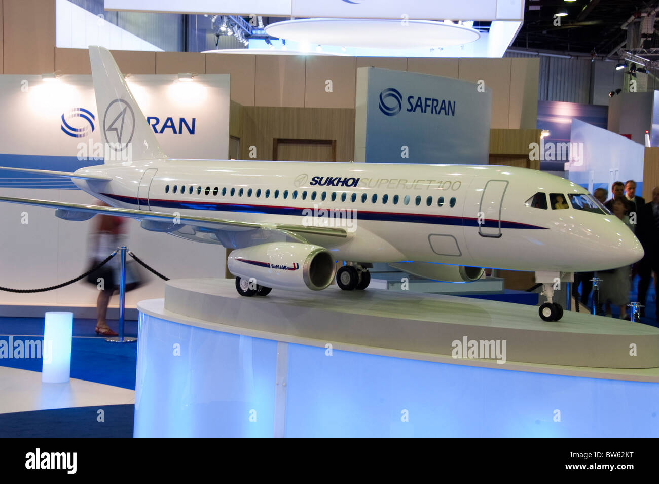 Paris, France, Model Airplanes on Display at Paris Air Show at the ...
