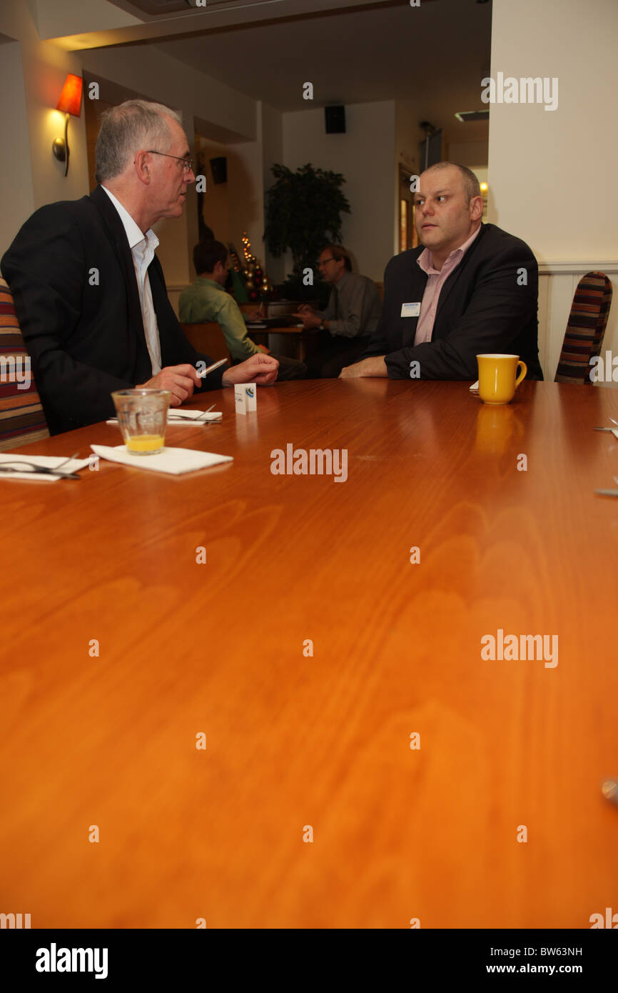 4Networking founder Brad Burton speaking at a new 4Networking group ...