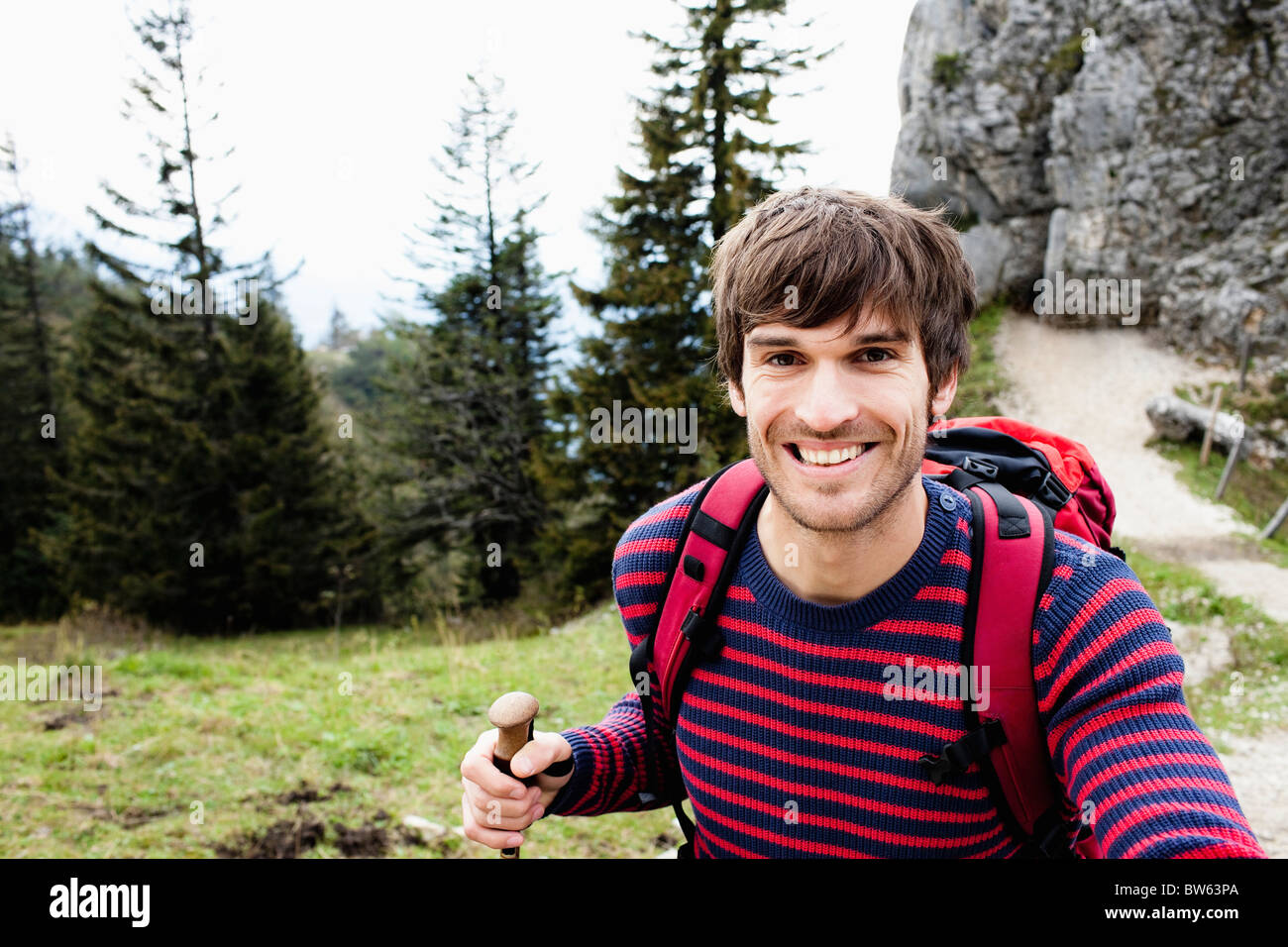 Man walking trail hi-res stock photography and images - Alamy