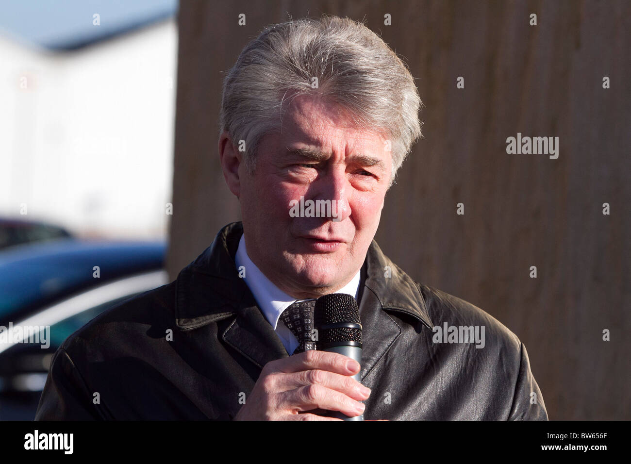 Morrisons store opening , Openshaw , Manchester . Tony Lloyd MP Labour ...