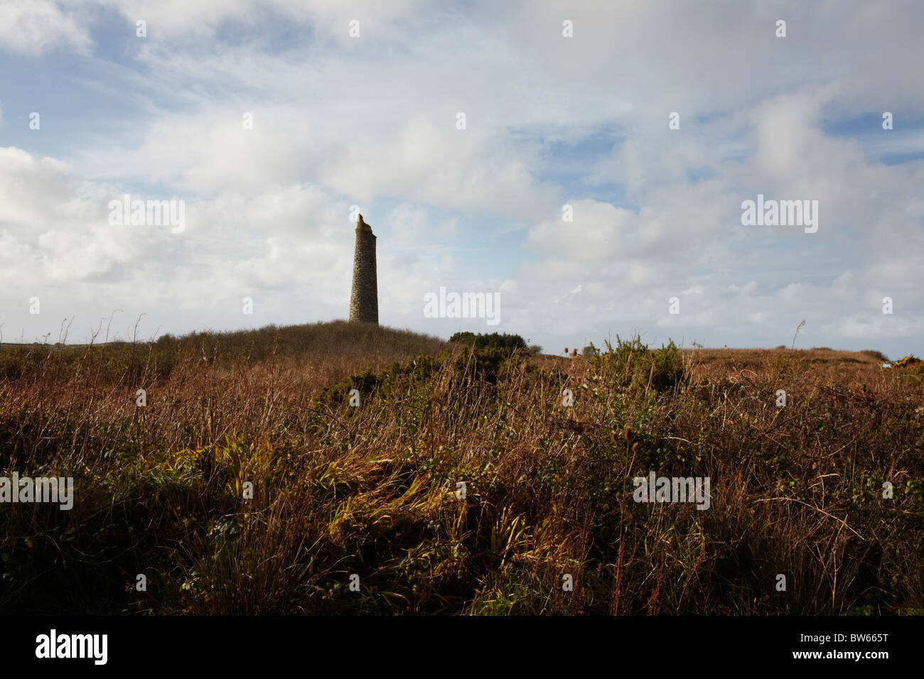 Cornish mine landscape Stock Photo - Alamy