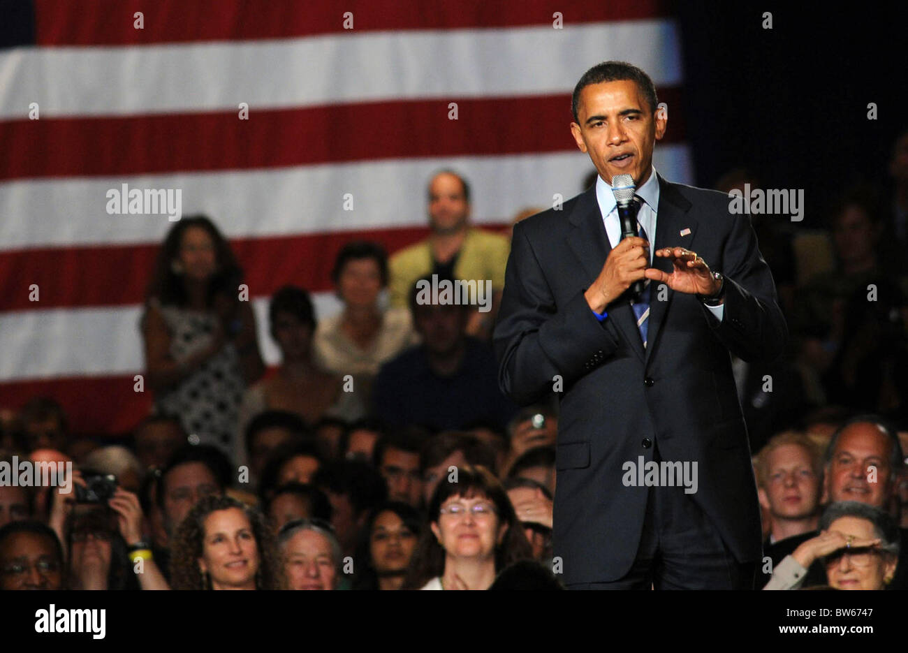 Barack Obama Campaign Fundraiser Stock Photo - Alamy