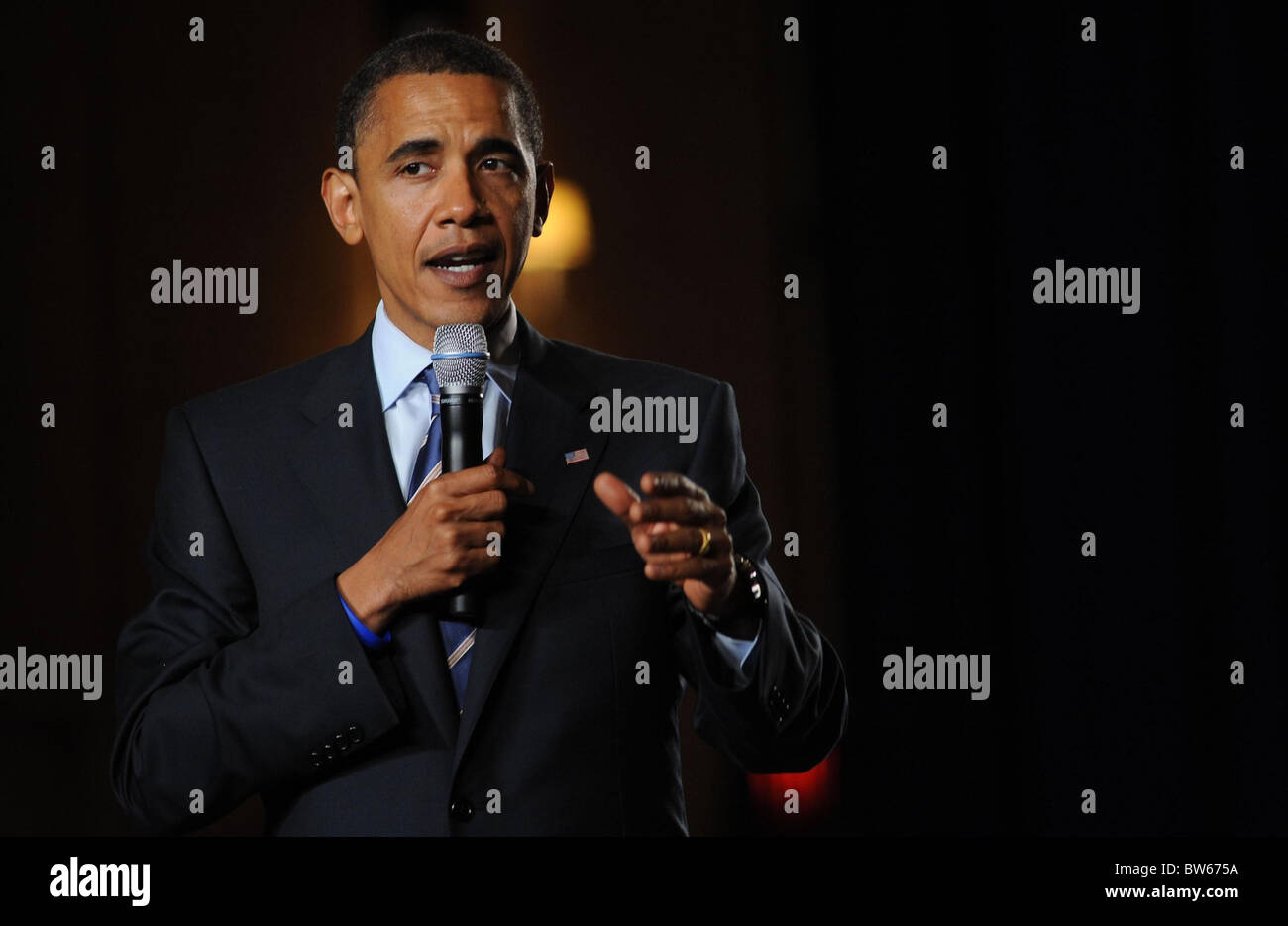 Barack Obama Campaign Fundraiser Stock Photo - Alamy