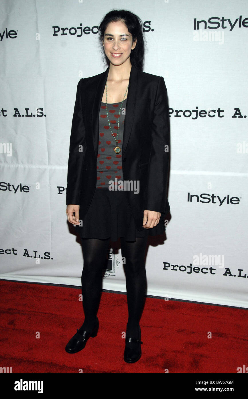 Sarah Silverman in Concert to Benefit Project A.L.S Stock Photo - Alamy
