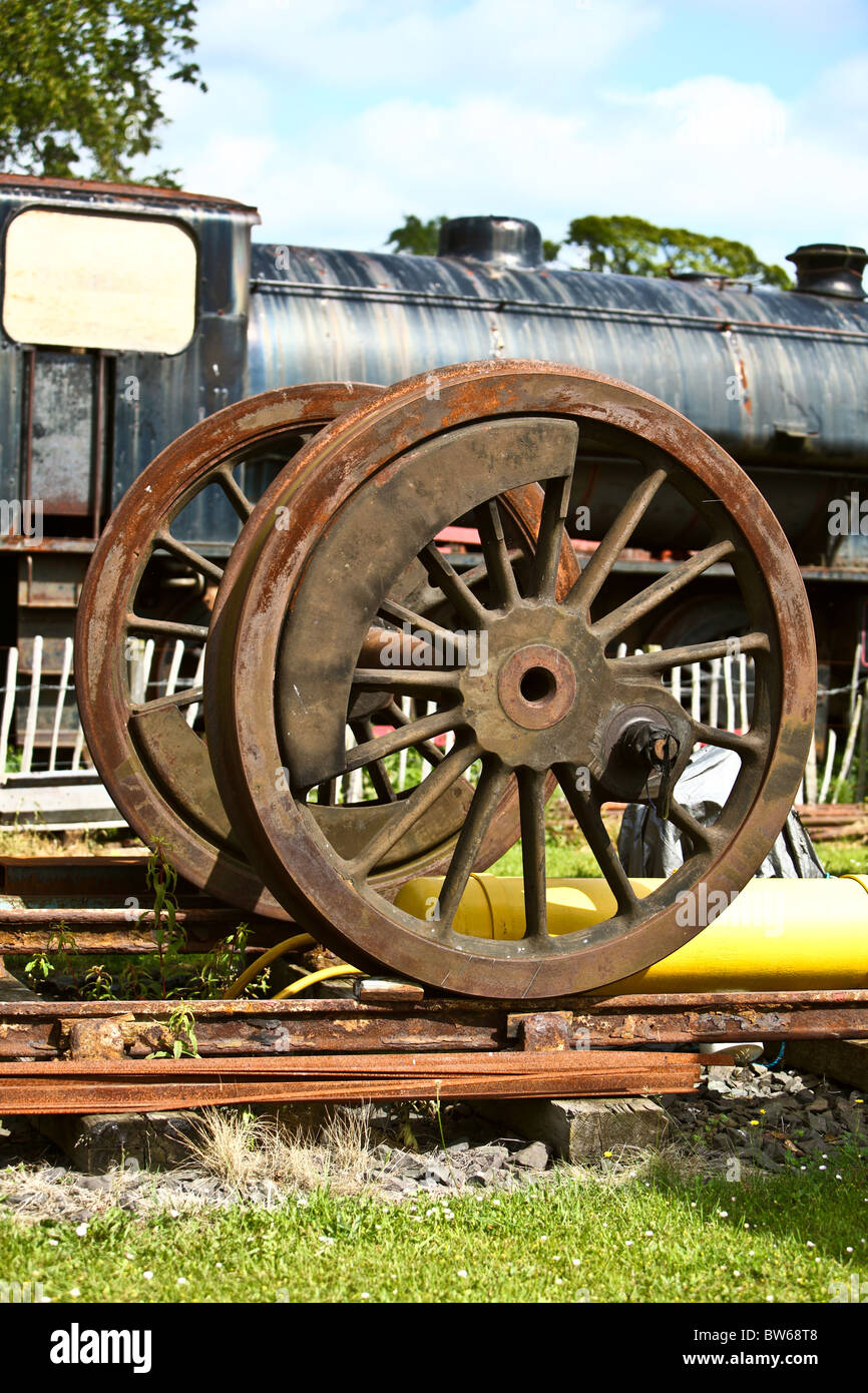 Steam engine preservation. Caledonian railways Montrose Scotland Stock ...