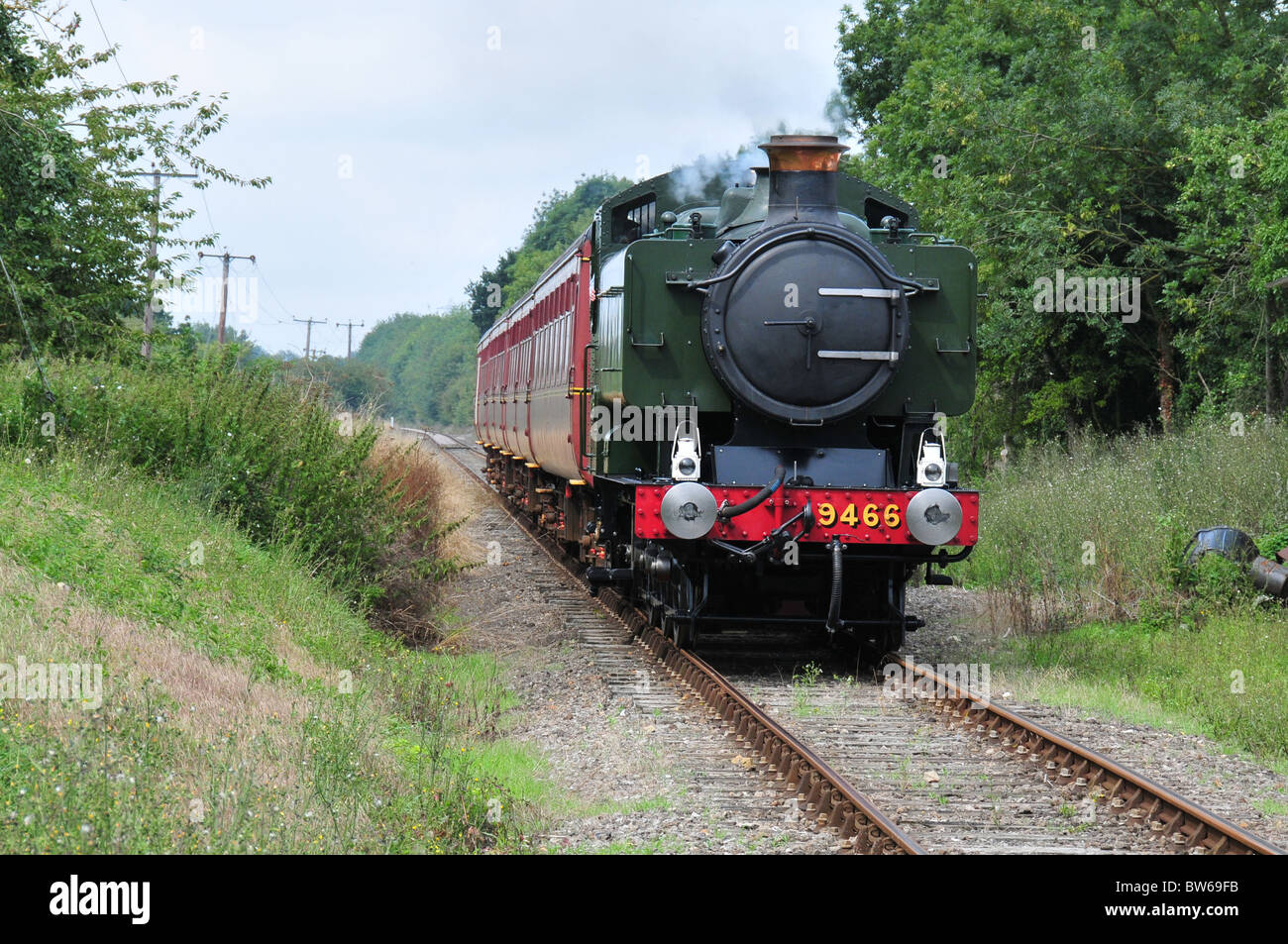 Steam train - Mid Norfolk Line Stock Photo - Alamy