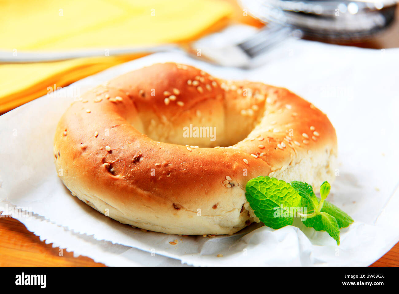 Bagel roll hi-res stock photography and images - Alamy