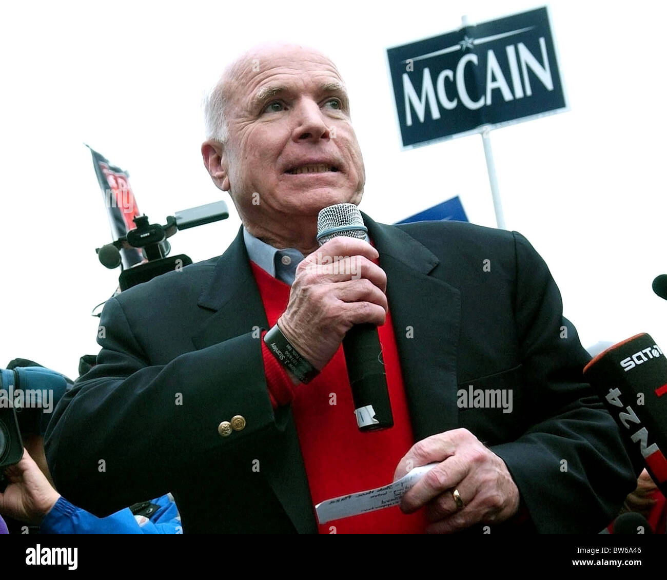 McCain Campaign in Hampshire Stock Photo - Alamy
