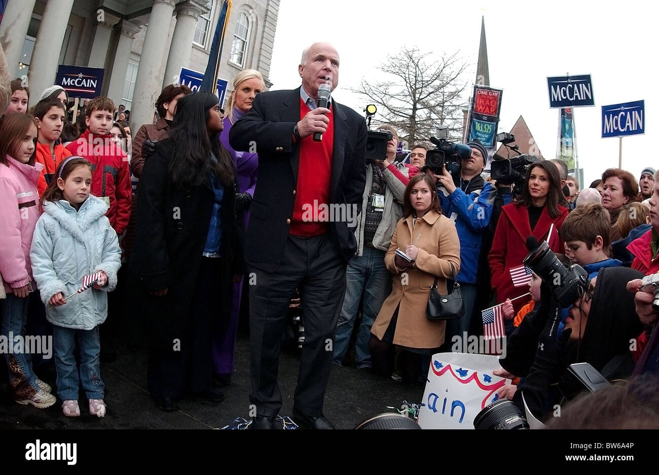 McCain Campaign in Hampshire Stock Photo - Alamy