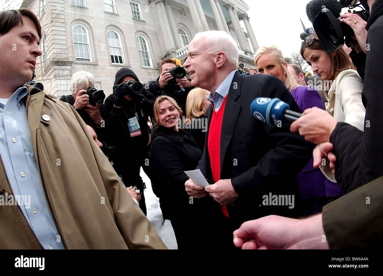 McCain Campaign in Hampshire Stock Photo - Alamy