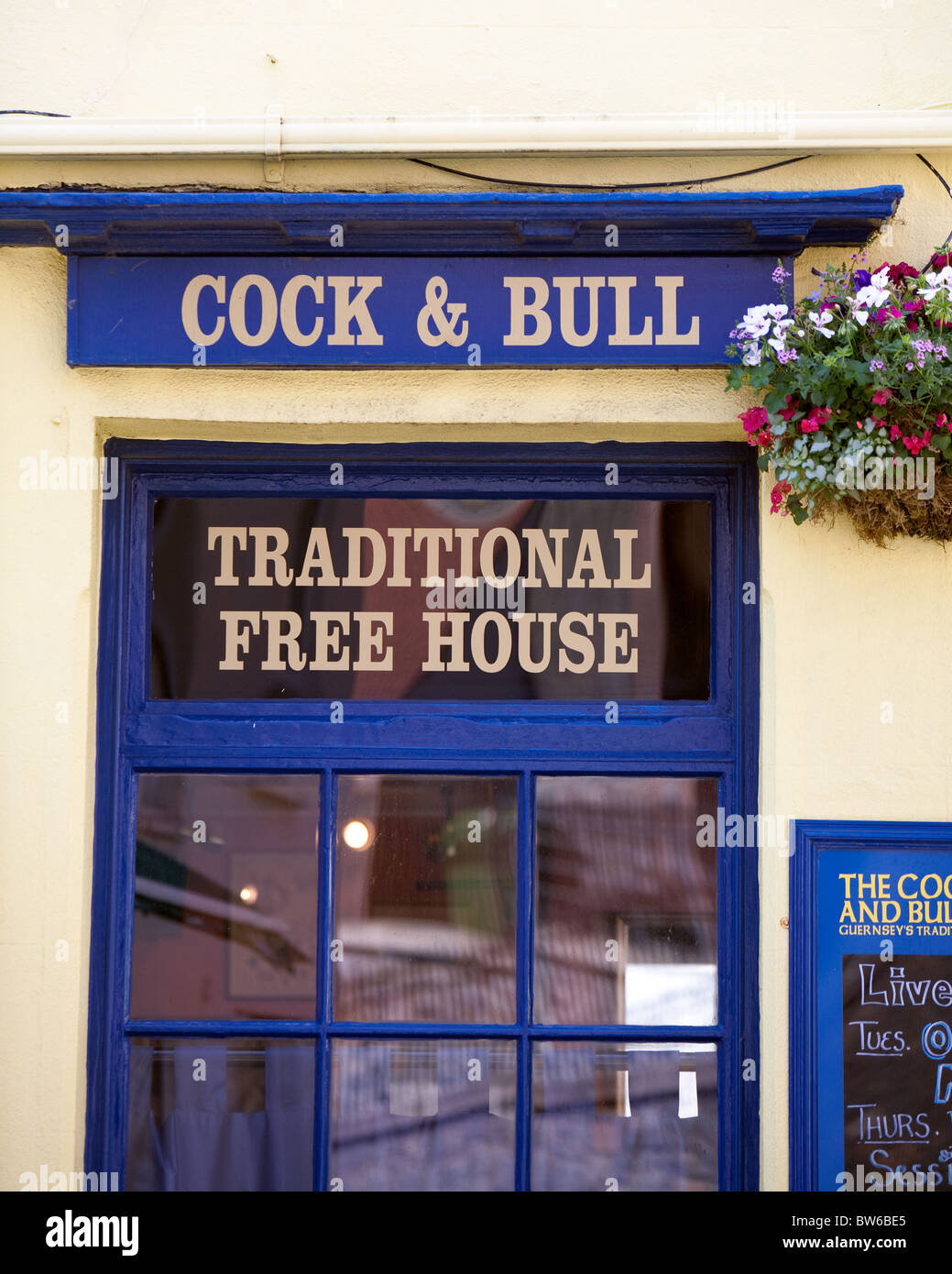 Public house at St Peters port Guernsey Stock Photo - Alamy