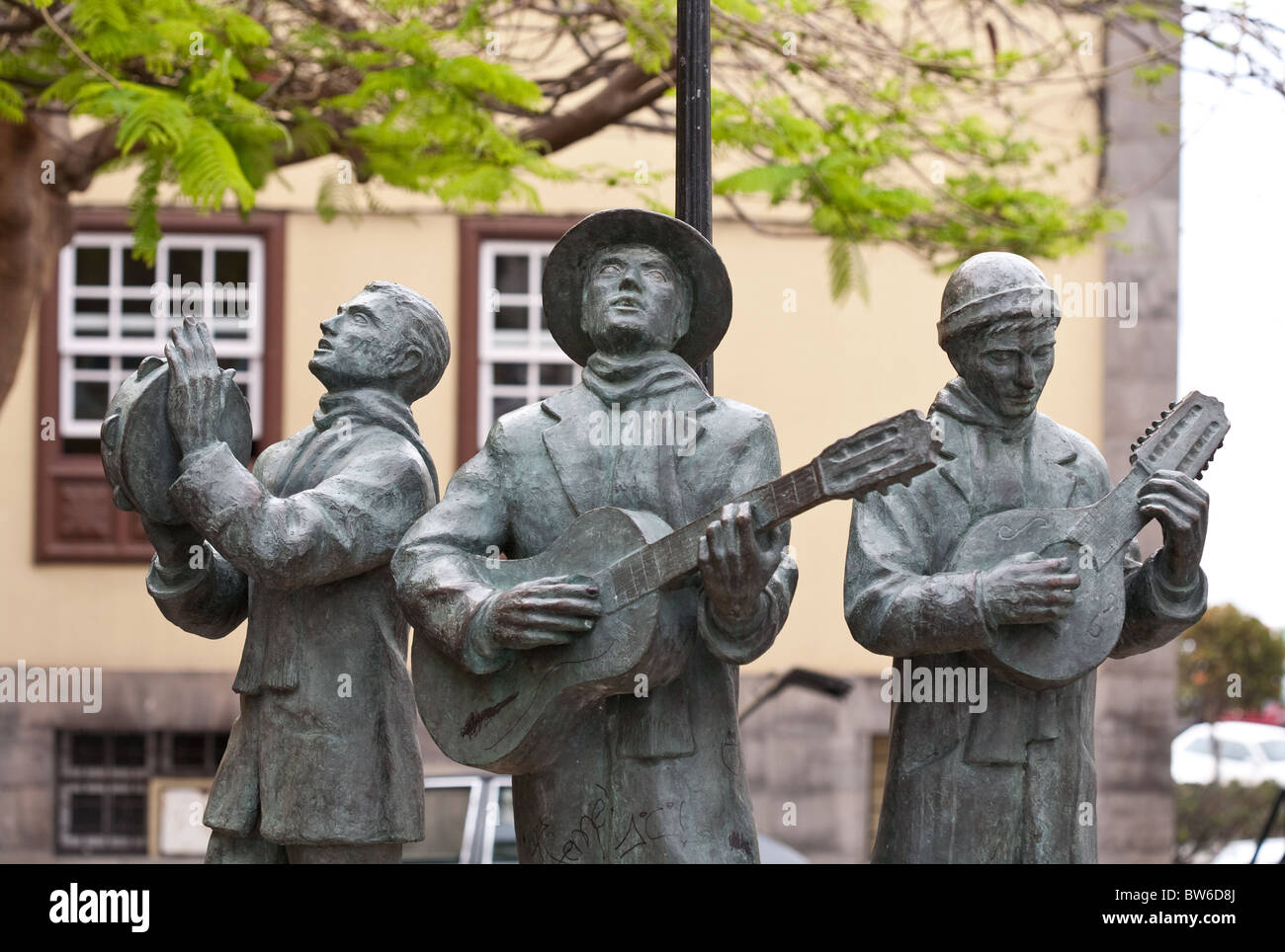 statue Lo Divino in Vandale Santa Cruz La Palma Stock Photo - Alamy