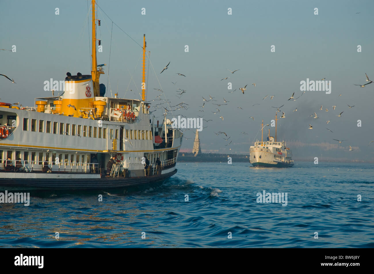 Bosphorus passenger ferries,istanbul,Turkey Stock Photo - Alamy