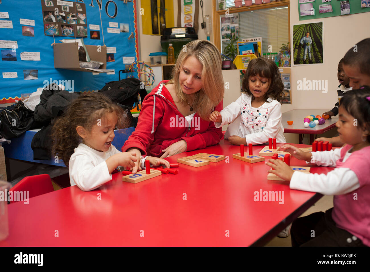 Preschool class usa hi-res stock photography and images - Alamy