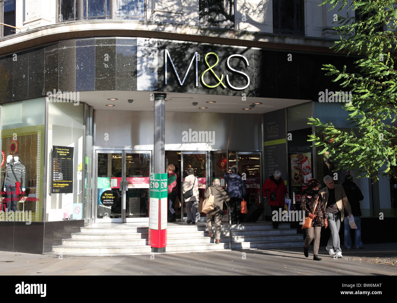 A M&S store in Nottingham, England, U.K Stock Photo - Alamy