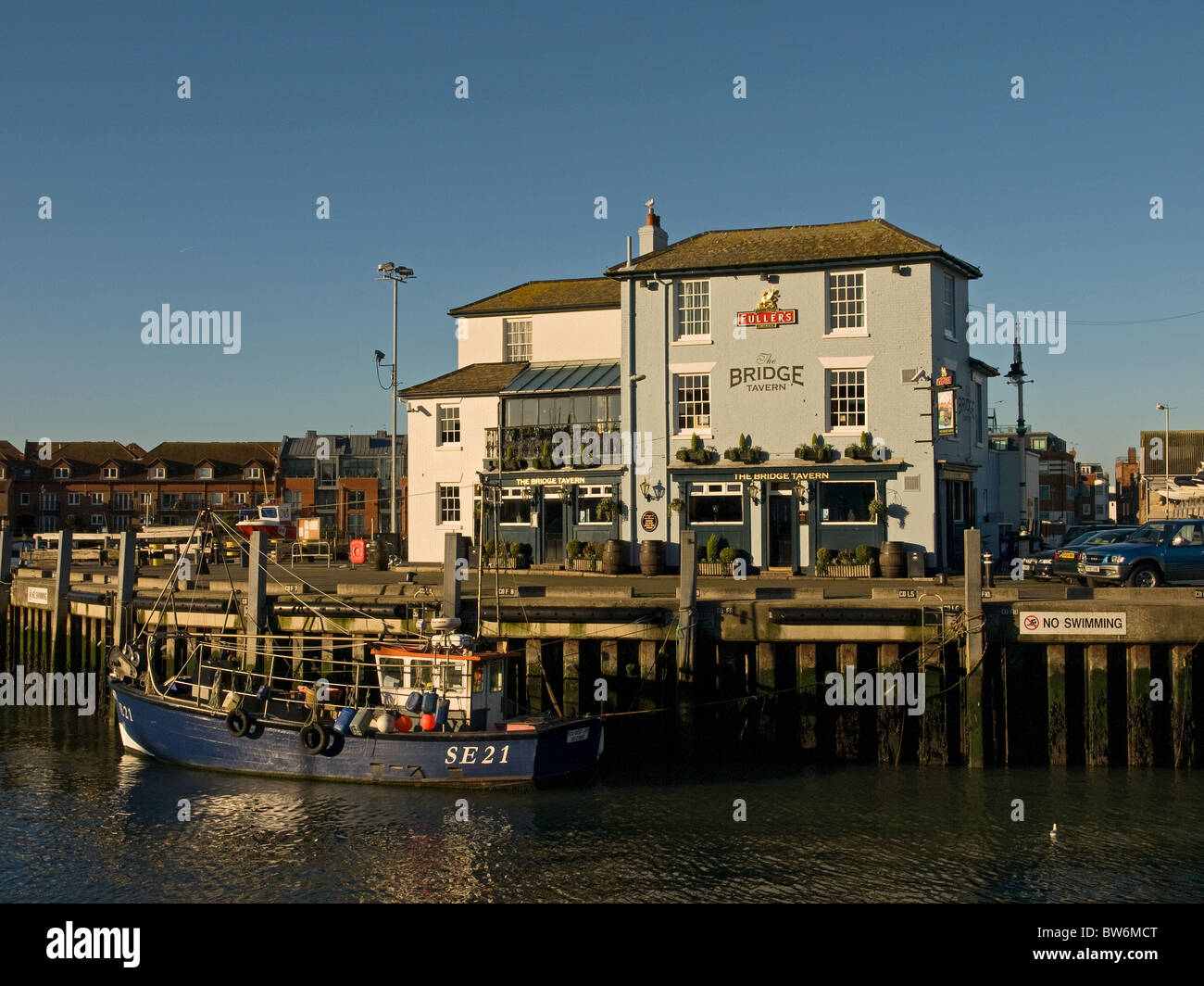 The Bridge Tavern in Old Portsmouth Hampshire England UK Stock Photo ...