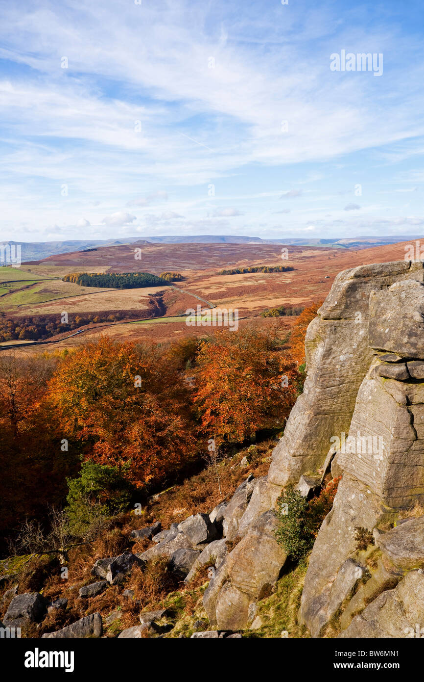 Stanage Edge in the Peak District England UK Stock Photo - Alamy