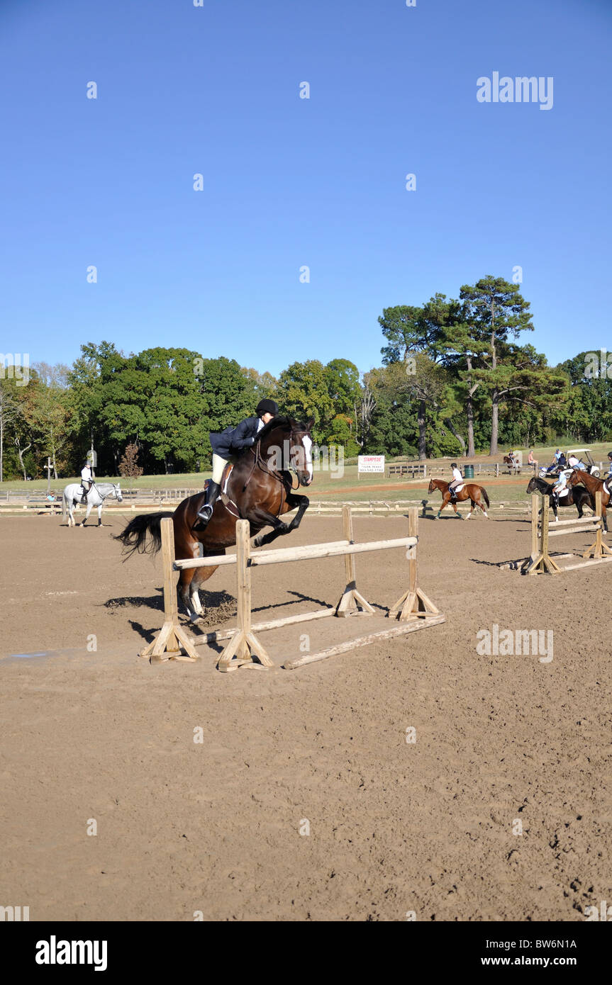 Equestrian competition among youth, Tyler, Texas, USA Stock Photo - Alamy