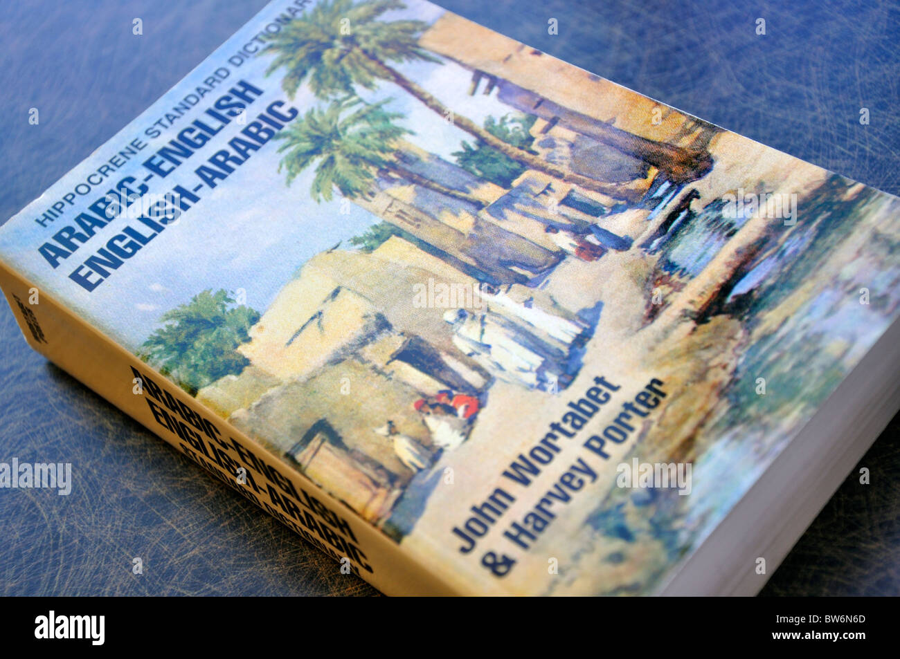 Arabic to English dictionary Stock Photo - Alamy