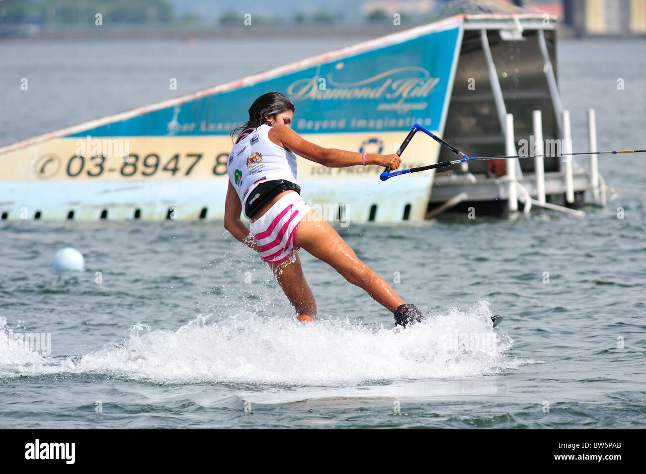 Sasha Christian in 2010 Malaysian WaterSki & WakeBoard Championship ...