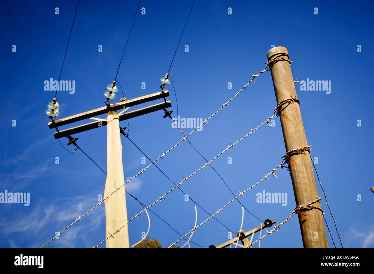 Power lines border hi-res stock photography and images - Alamy