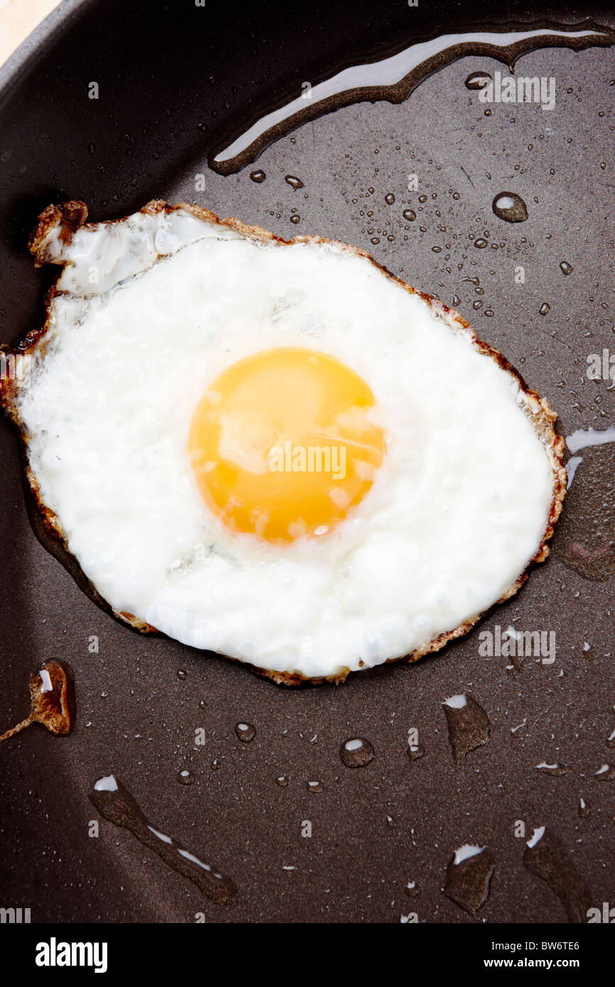 Food fried egg on teflon hi-res stock photography and images - Alamy