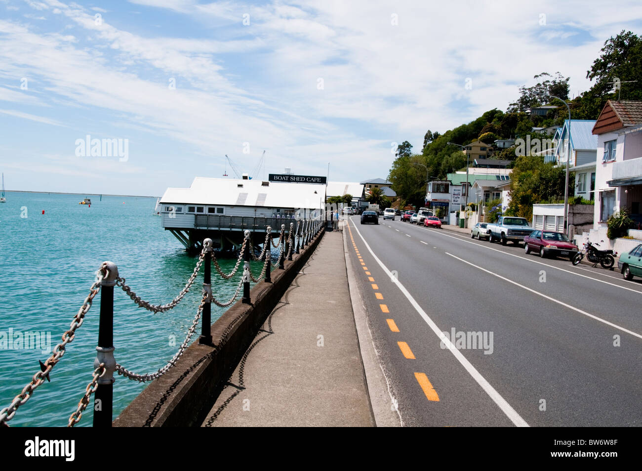 Nelson,High Street,Shops,Monaco Apartments,Ferry Man, Nelson, Haven ...