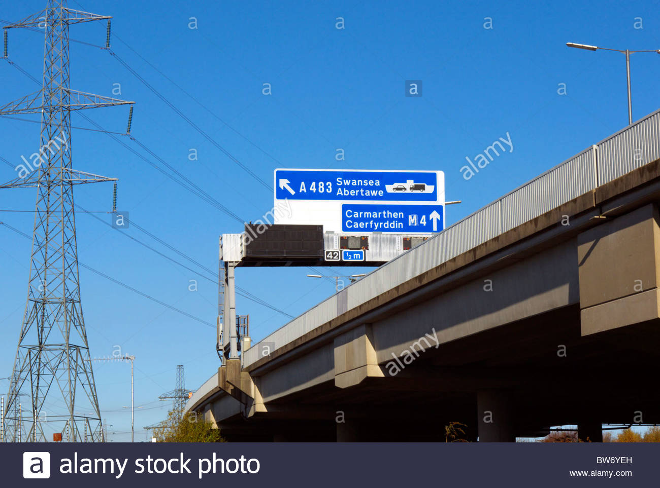 Road Signs Uk Electric High Resolution Stock Photography and Images - Alamy