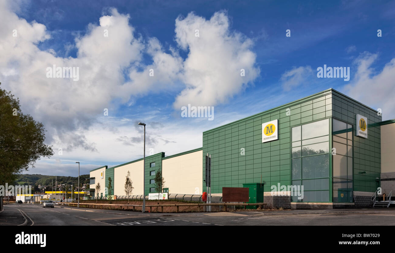 Morrisons supermarket in Minehead Stock Photo - Alamy