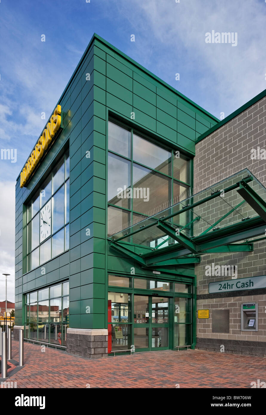 Morrisons supermarket in Minehead Stock Photo - Alamy