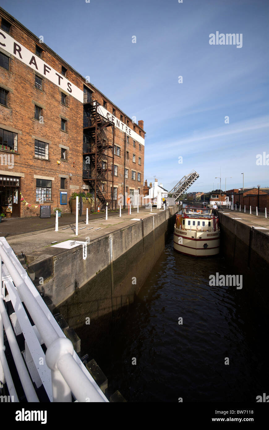 Gloucester Docks Lock UK River Severn Sharpness Canal Boat Edward Elgar ...