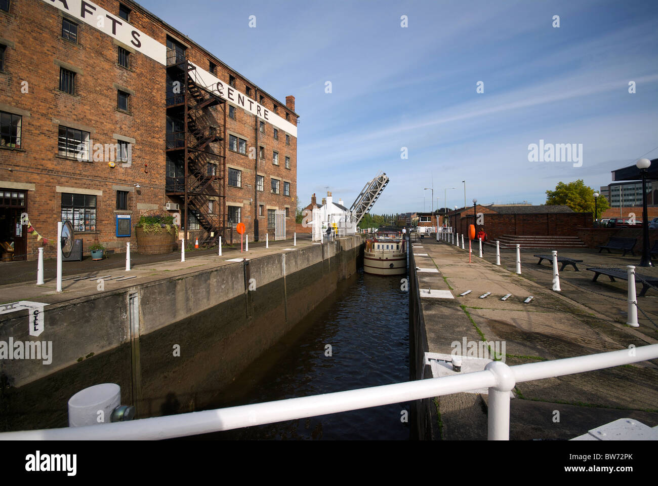 Gloucester Docks Lock UK River Severn Sharpness Canal Boat Edward Elgar ...