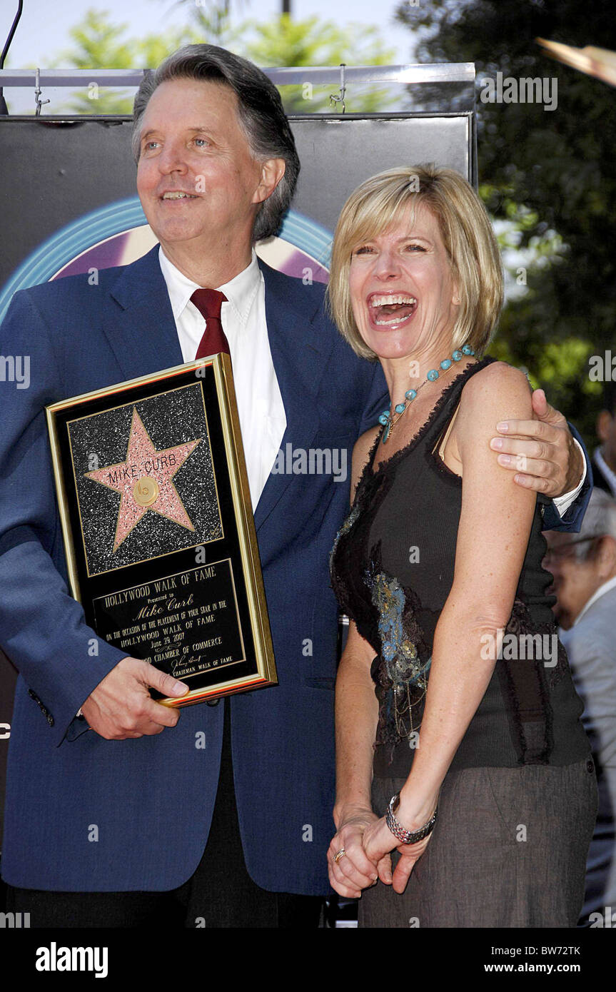 STAR ON THE HOLLYWOOD WALK OF FAME for Mike Curb Stock Photo - Alamy